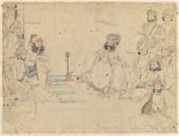 Thakur Daulat Singh Rathor in Durbar | Louvre Abu Dhabi