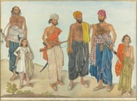 Six Villagers in a Landscape | Louvre Abu Dhabi